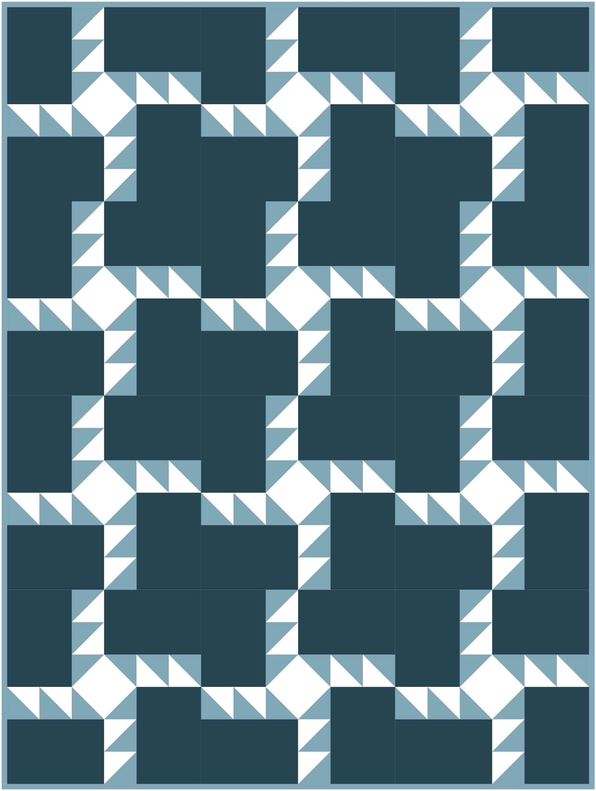 Triple Third Quilt Block Pattern – Amy Ellis