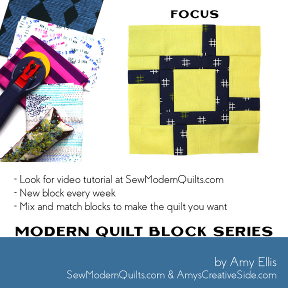 Focus Quilt Block Pattern – Amy Ellis