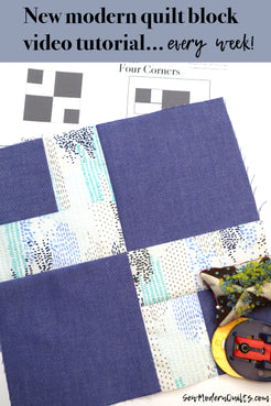 Four Corners Quilt Block Pattern – Amy Ellis