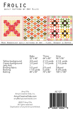 Frolic Quilt Pattern – Amy Ellis
